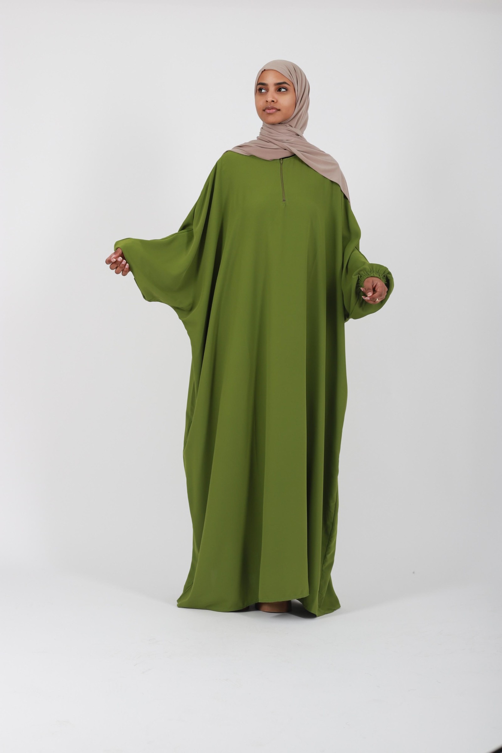 Green abaya store